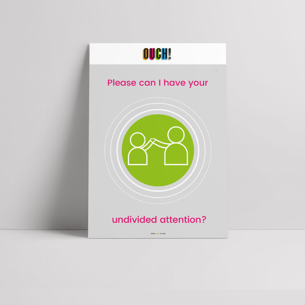 Undivided Attention – OUCHer Poster | R&Q